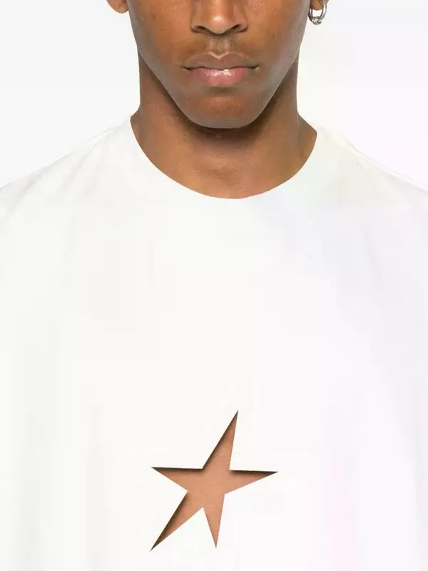 MUGLER Star Cut-out T-shirt