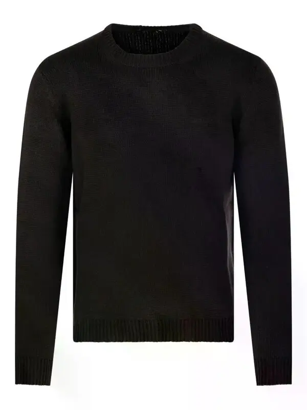ROBERTO COLLINA Round-neck Sweater - Brown