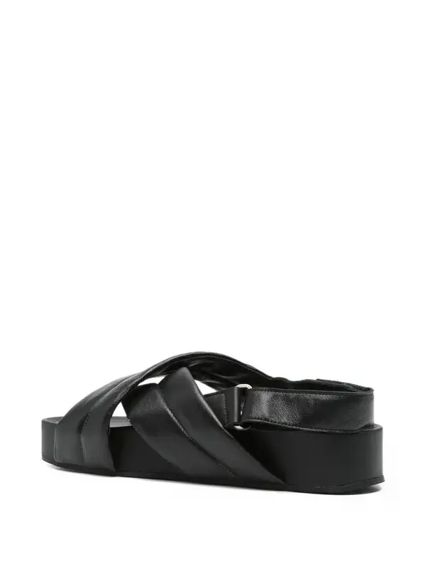 HOGL Crossover Strap Platform Sandals