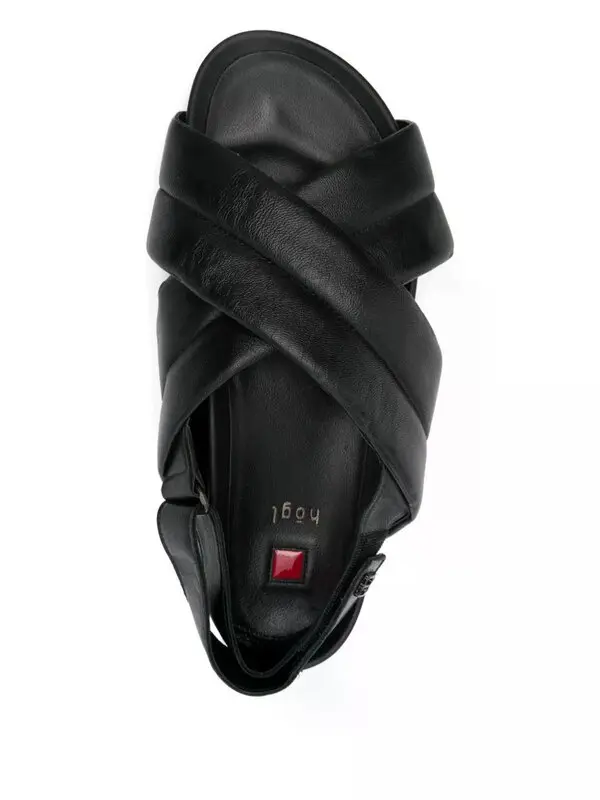 HOGL Crossover Strap Platform Sandals
