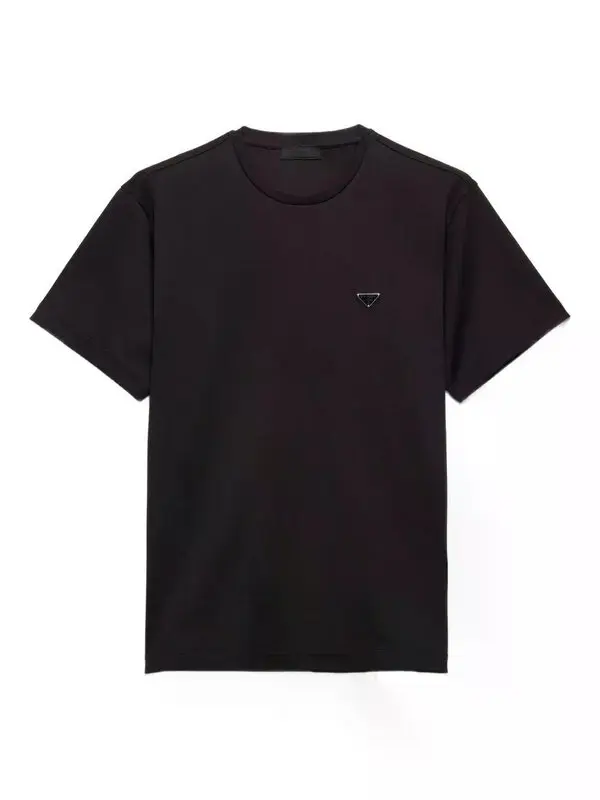 Prada Logo-plaque T-shirt - Black