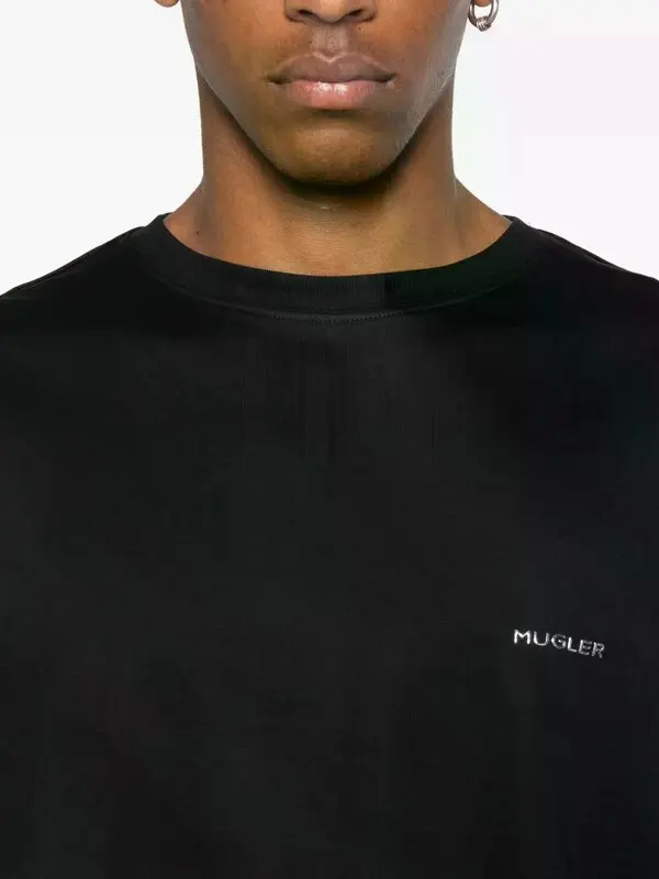 MUGLER Logo Cotton T-shirt