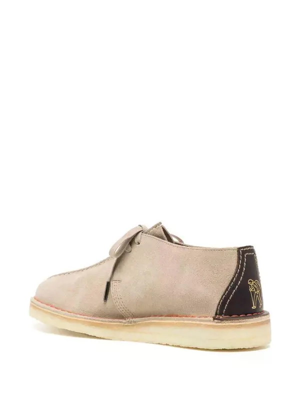 Clarks Desert Trek Suede Shoes - Brown