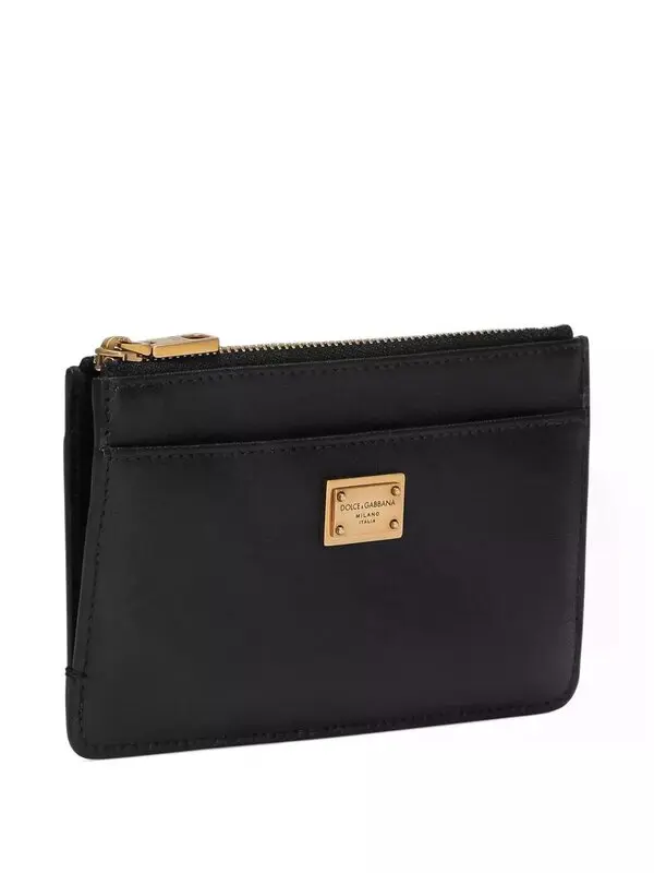 Dolce & Gabbana Leather Cardholder - Black