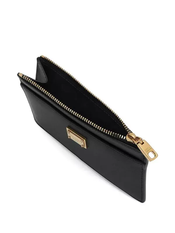 Dolce & Gabbana Leather Cardholder - Black