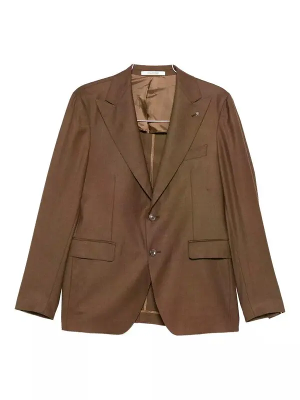 Tagliatore Peak-lapels Single-breasted Suit - Brown