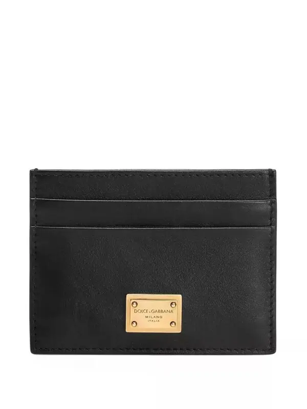 Dolce & Gabbana Leather Cardholder - Black