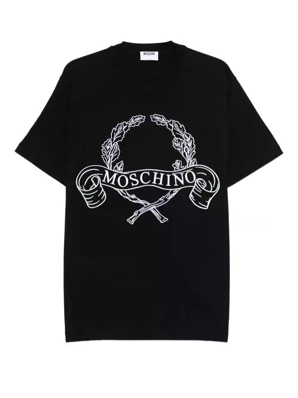 Moschino Logo-embroidered T-shirt