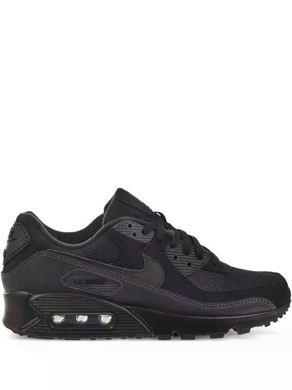 Nike Air Max 90 Reflective Swoosh Sneakers - Black