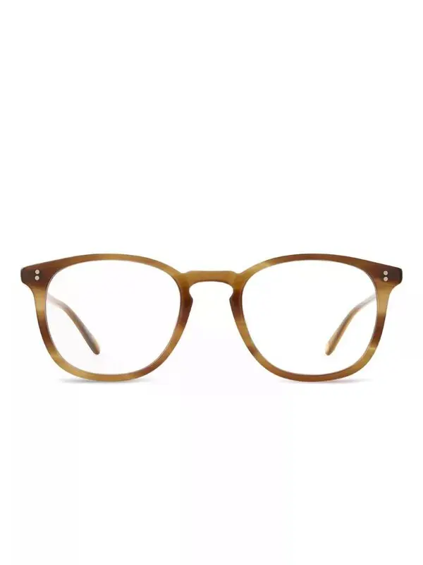 Garrett Leight Round-frame Glasses - Brown