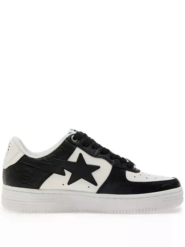 A BATHING APE Sta™ Camo Star Embellished Sneakers - Black