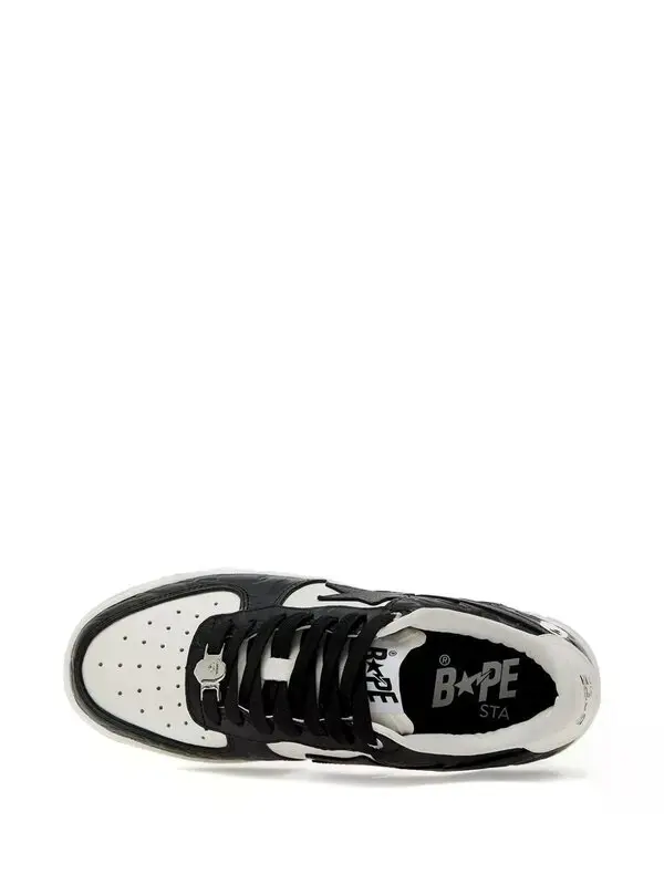 A BATHING APE Sta™ Camo Star Embellished Sneakers - Black