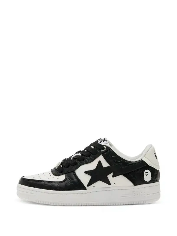 A BATHING APE Sta™ Camo Star Embellished Sneakers - Black