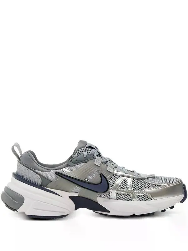 Nike V2k Run Metallic Mesh Low-top Sneakers - Grey