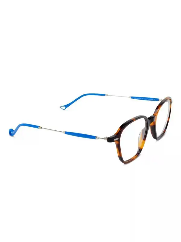 EYEPETIZER Tortoiseshell-pattern Square-frame Glasses
