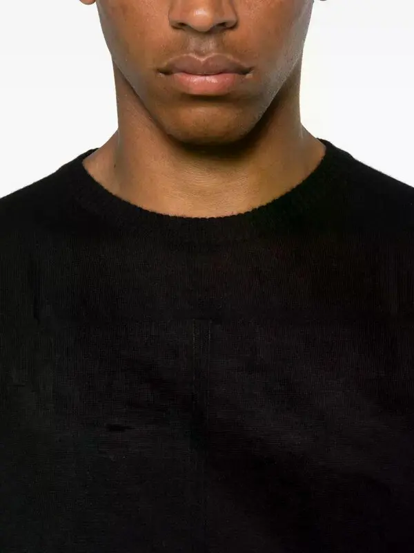 Rick Owens Round-neck Cashmere Sweater