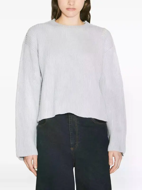 Marni Ribbed-knit Crew Neck Sweater