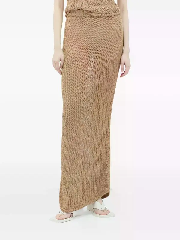 AYA MUSE Sheer Maxi Skirt