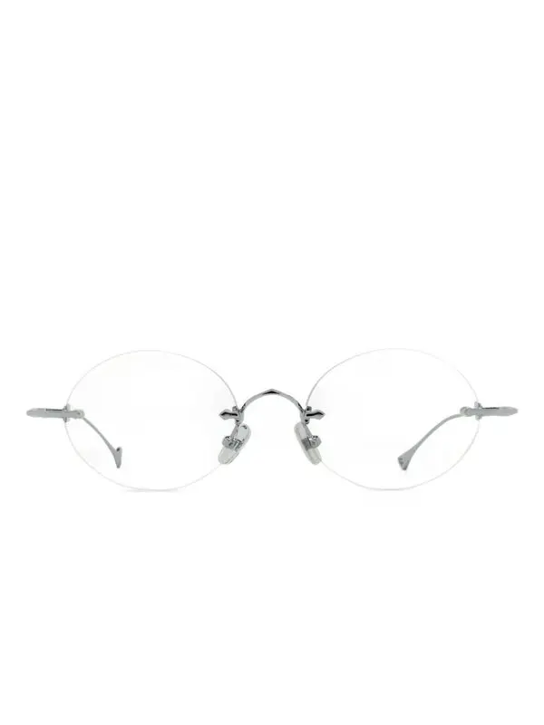 EYEPETIZER Round-frame Metal Glasses - Silver