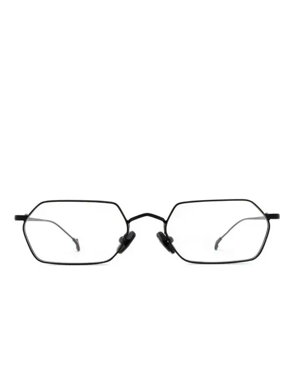 EYEPETIZER Cavallet Vista Geometric-frame Glasses - Black
