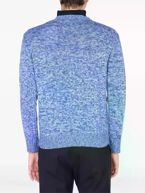 BALLANTYNE Speckled Wool Crew Neck Sweater