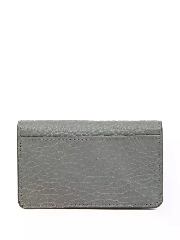 MAISON MARGIELA Four Stitches Leather Cardholder - Grey