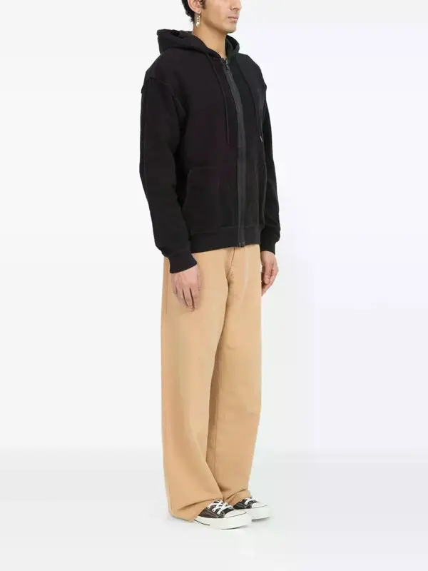 MAISON MARGIELA Cotton Hooded Jacket - Black