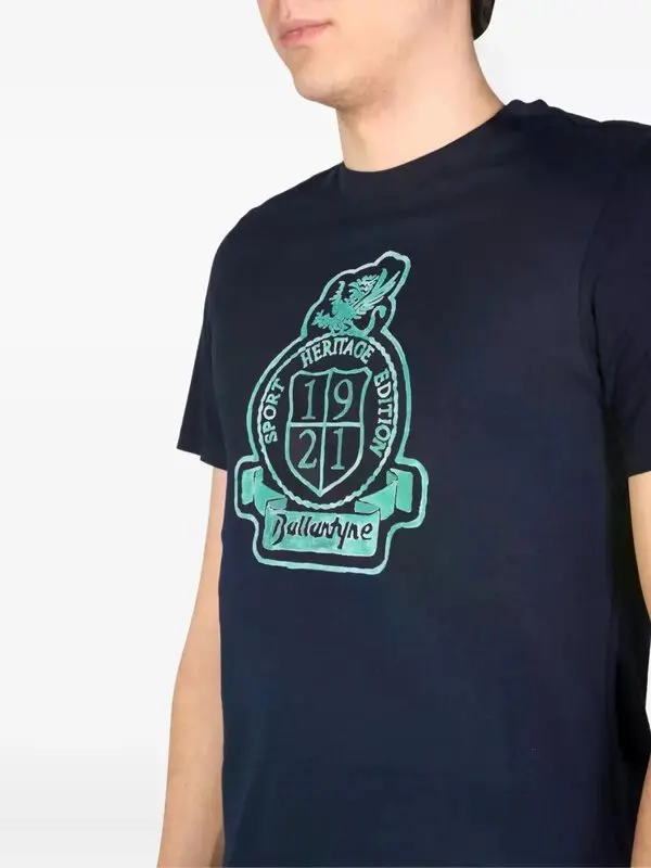 BALLANTYNE Crest-print T-shirt