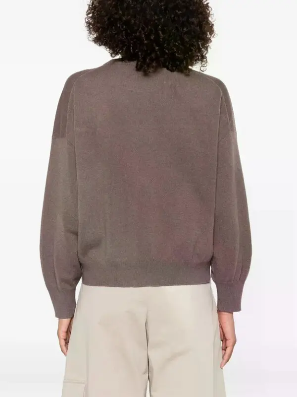 Brunello Cucinelli Paneled Crew-neck Sweater