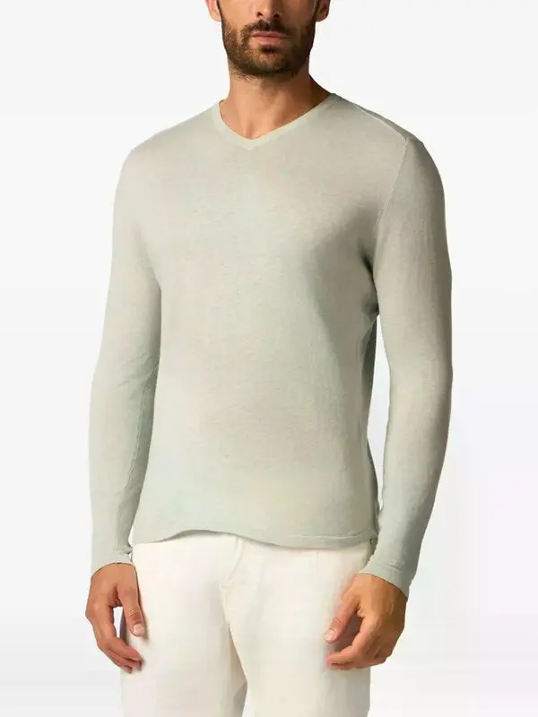 Brooks Brothers V-neck Long-sleeves T-shirt