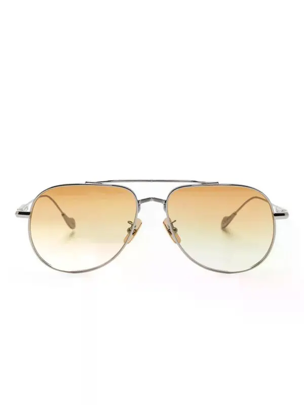 CUTLER & GROSS The Great Frog Idol Sunglasses - Silver