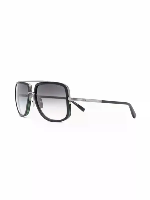 Dita Square-frame Sunglasses - Silver
