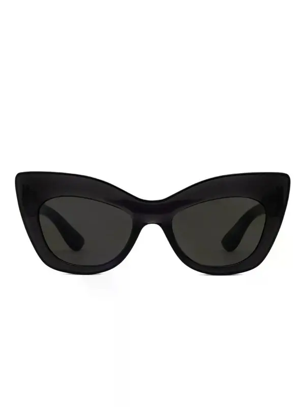Alexander McQueen Cat-eye Frame Sunglasses - Black