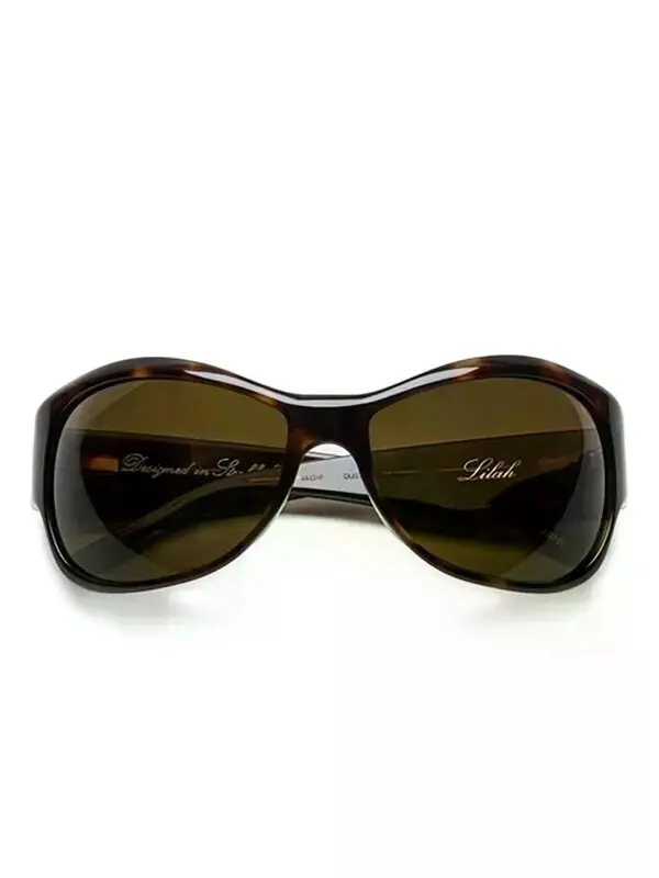 Chimi Lilah Oval-frame Sunglasses - Brown