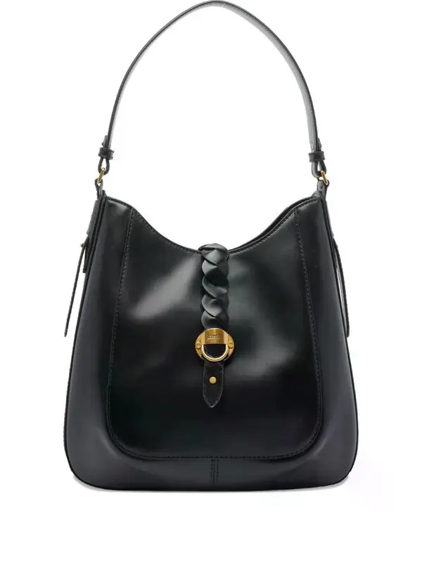 Isabel Marant Étoile Altay Braided-detail Shoulder Bag - Black
