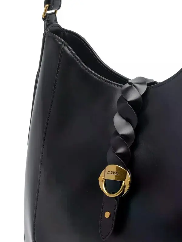 Isabel Marant Étoile Altay Braided-detail Shoulder Bag - Black