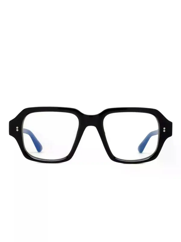 Chimi H Square-frame Glasses - Black