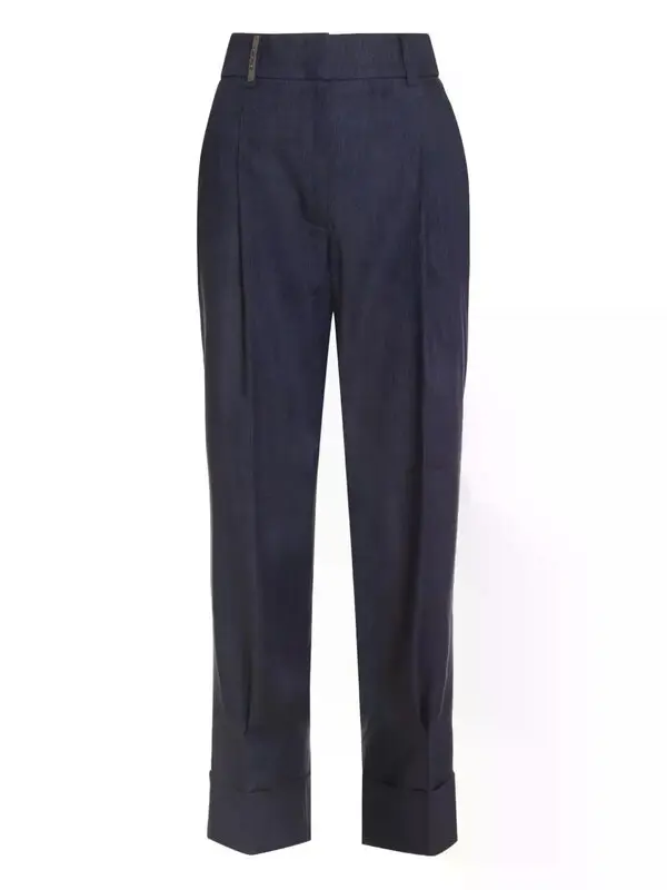 Peserico Cuffed Tailored Trousers