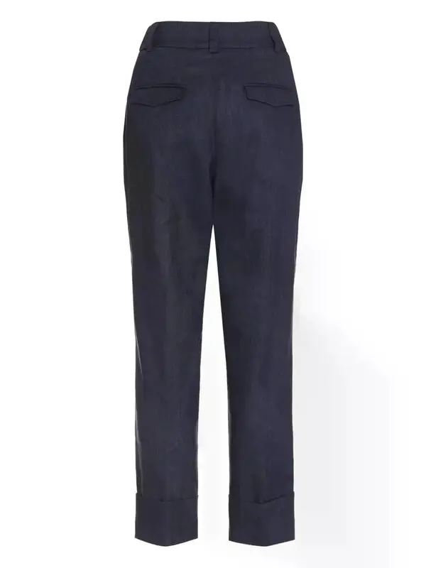 Peserico Cuffed Tailored Trousers