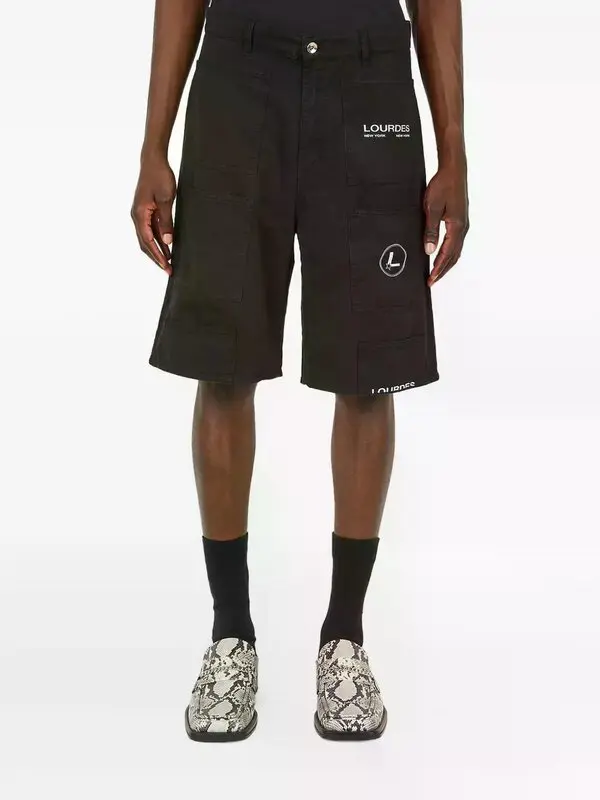 LOURDES Patch-pocket Shorts
