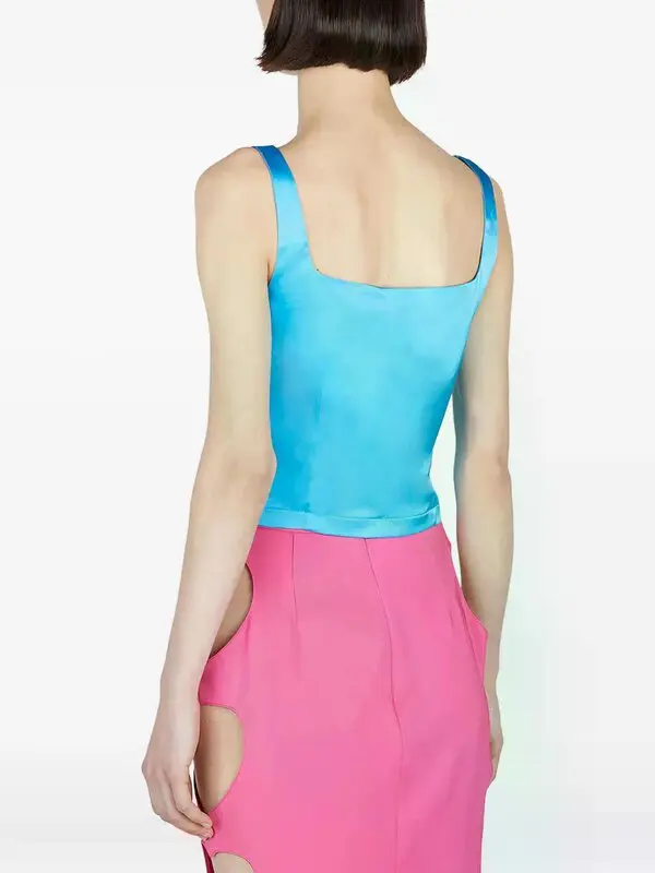 MARCO RAMBALDI Sleeveless Sweetheart Neck Top