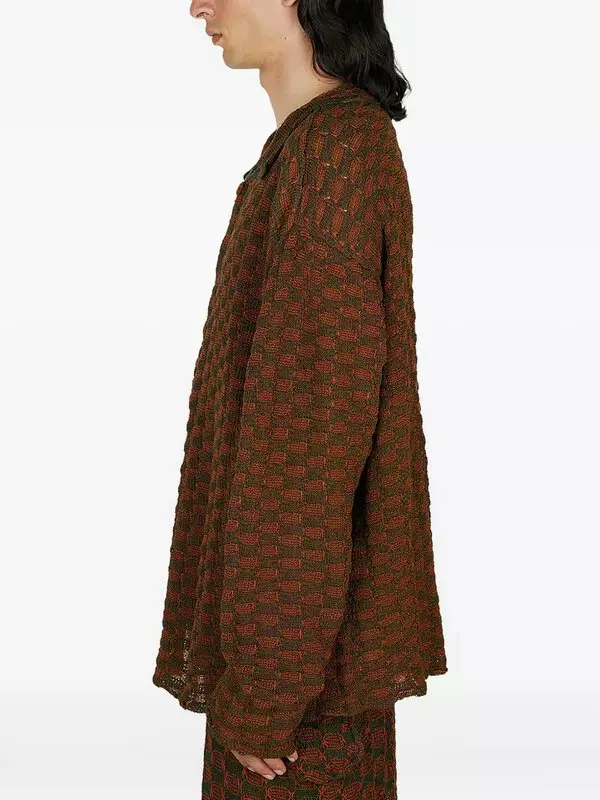 ISA BOULDER Patterned Cardigan