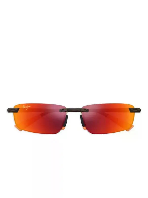 Maui Jim Ilikou Rectangle-frame Sunglasses - Red