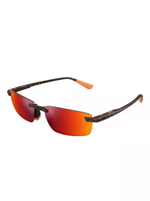 Maui Jim Rectangular Rimless Sunglasses