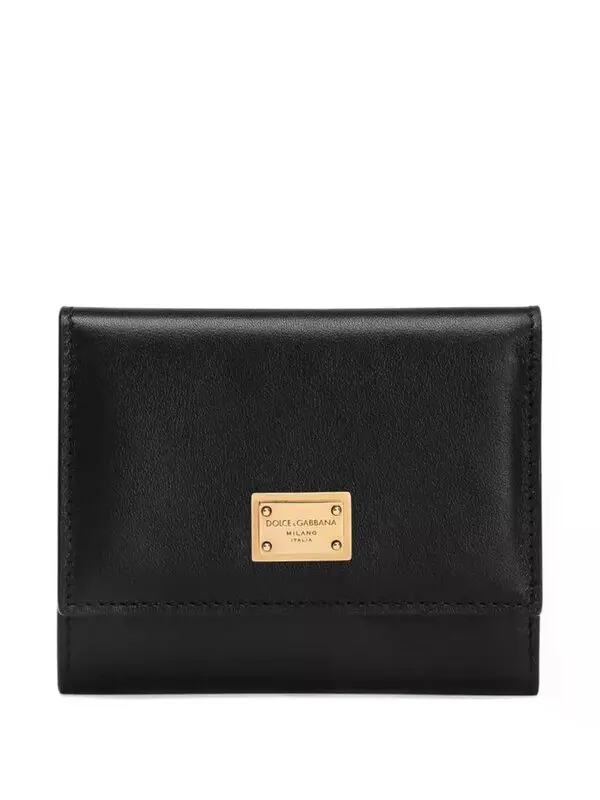 Dolce & Gabbana Plongé Calfskin Wallet - Black