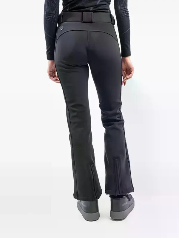ROBERTA TONINI Belted Zipped-hem Trousers - Black