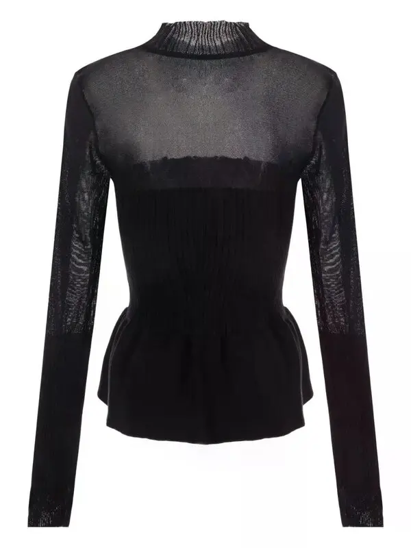 RENATA BRENHA Knitted Peplum Top