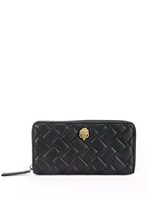 Kurt Geiger Quilted Zip-around Wallet - Black
