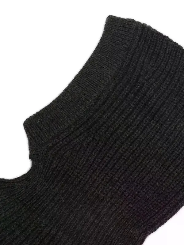LEMAIRE Ribbed Knit Balaclava