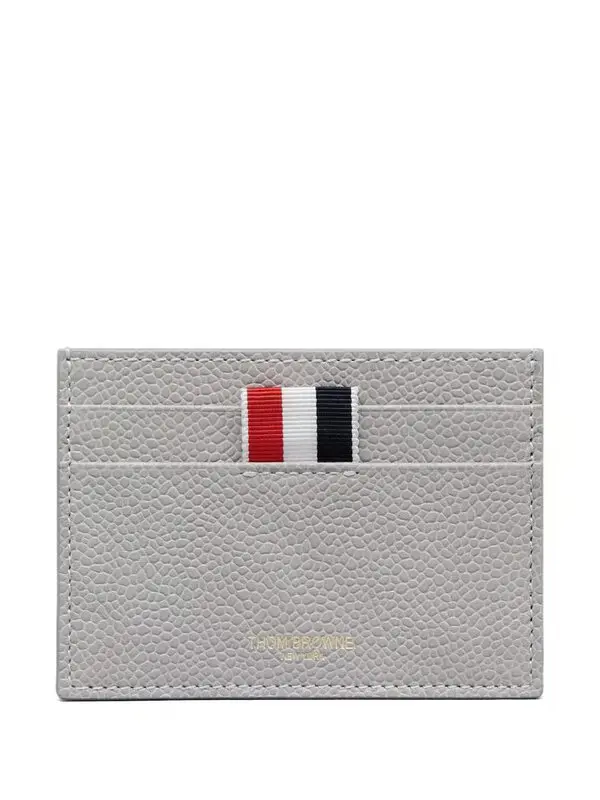 Thom Browne Pebble Grain 4-bar Single Card Holder